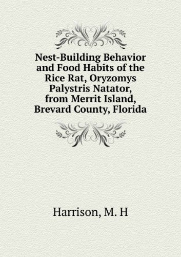 Nest-building Behavior and Food Habits of the Rice Rat, Oryzomys ...