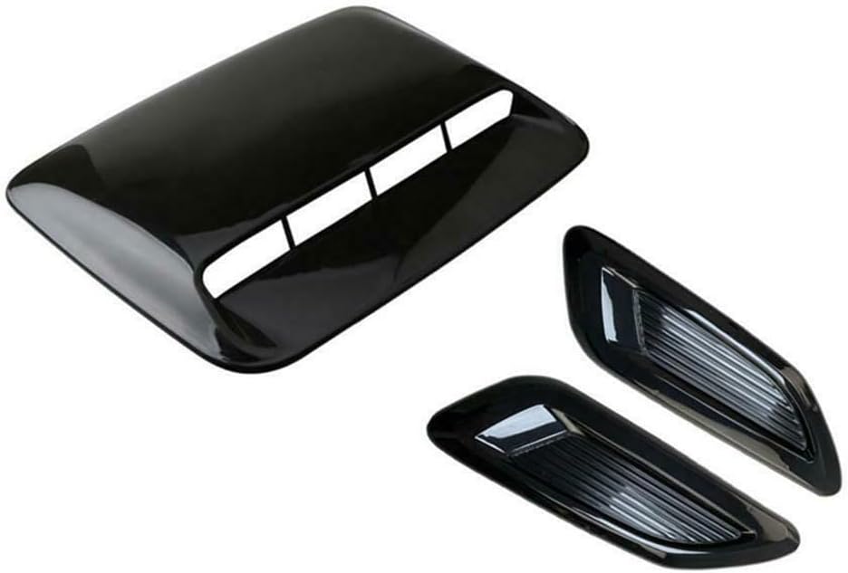 Amazon.com: Universal 3-piece set of car decorative air intake hood ...