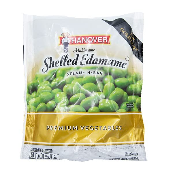 Amazon.com: Hanover, Shelled Edamame Soybeans Steam in Bag, 10.5 Ounce ...