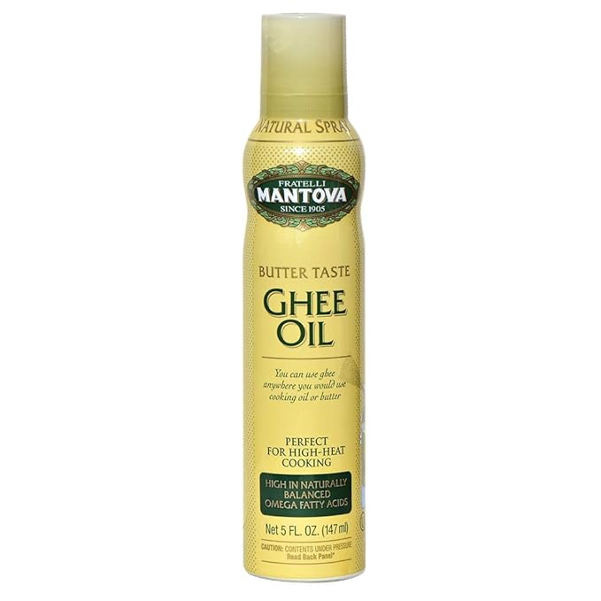 Amazon.com : Mantova Ghee Oil, 100% Pure Cooking Oil Spray, Omega-3 ...