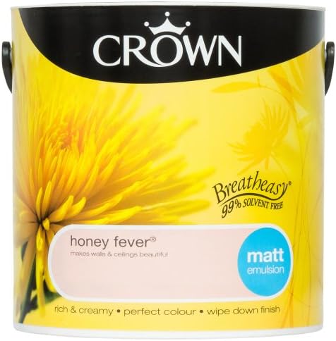 Crown Breatheasy Emulsion Paint - Matt - Snowfall - 2.5L : Amazon.co.uk ...
