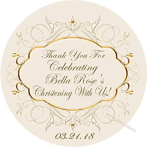 Amazon.com: Gender Neutral Stickers And Favor Gift Tags For Baptism ...