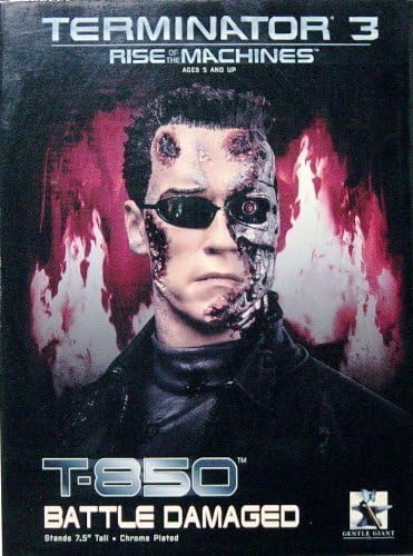 Gentle Giant Terminator 3 T-850 Battle Damage Bust Statue : Amazon.com ...