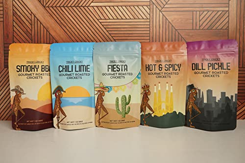 Tricky Cricky Edible Flavored Cricket Snacks for Humans - USA Grown ...