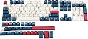 KAHDGSS Ergonomic 136Key PBT Keycap Set Original Profile Double Shot ...