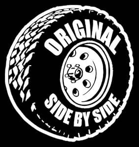 Amazon.com: Original Side By Side Decal Sticker (White) : Automotive