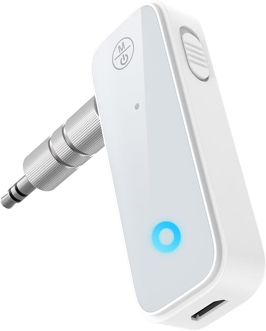 Amazon.com: Ankilo Aux Bluetooth Adapter for Car, 2 in 1 Wireless ...