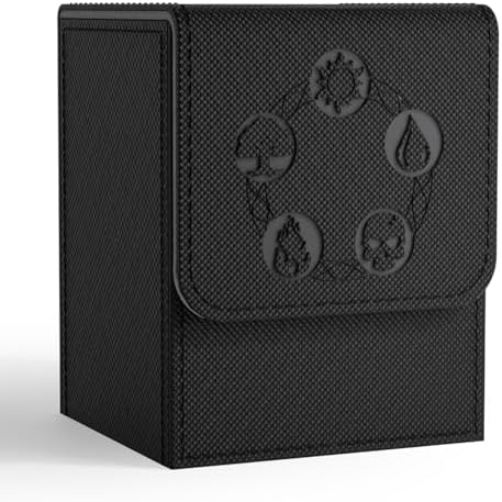 Amazon.com: Ultra Pro - Cards Deck Boxes Set of 5 (Black) Perfect for ...