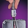 Generic Electrical MC 3/8"" Snap in Connector for MC/AC Cable for 14/2 ...