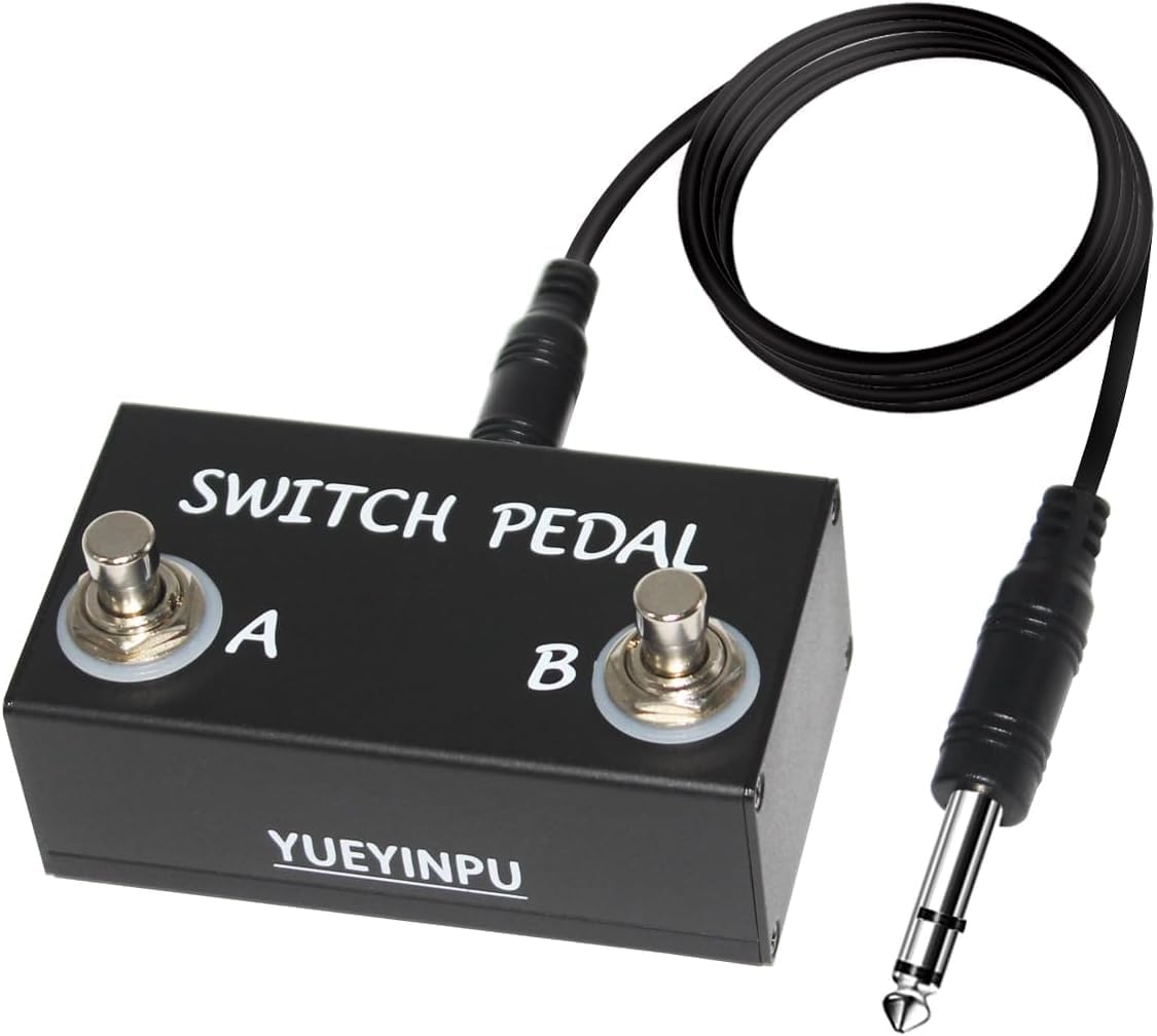 Tavsou Dual Footswitch Pedal For Guitar Effect Pedal With TRS Auxiliary ...