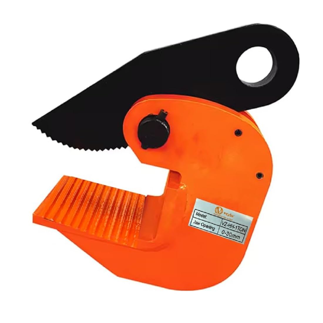 VOLTZ VZ-HH-1 Ton 2200 lbs Horizontal Plate Lifting Clamp Jaw Opening 0 ...