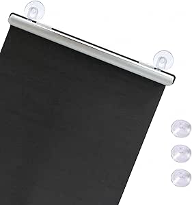 Amazon.com: KGUDYS Blackout Roller Blinds with Suction Cups,Thermal Blackout Roller Shades ...