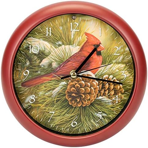 Amazon.com: Mark Feldstein Wild Wings December Dawn Cardinal Round Red ...