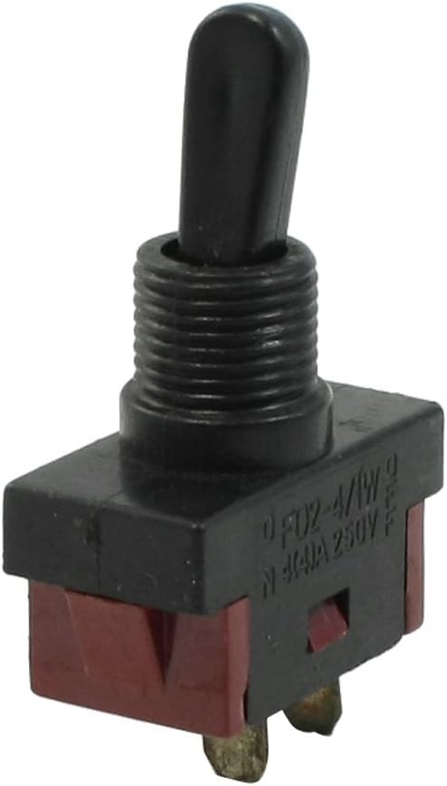 Amazon.com: Uxcell AC 250V 4 Amp SPST 2-Position Latching Toggle Switch ...