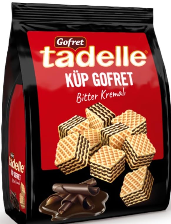 Amazon.com: Tadelle Cube Wafer Bitter Chocolate 200gr : Grocery ...