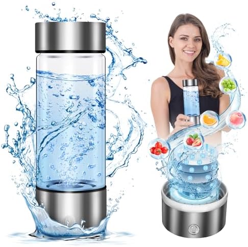 Aqua Vital Hydrogen Water Bottle - 4000ppb Portable Hydrogen Water ...