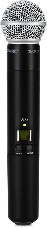 Amazon.com: Shure SLX2/SM58=-H5 Handheld Transmitter with SM58 ...
