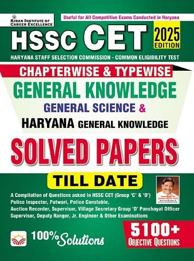 HSSC CET General Knowledge and Haryana Chapterwise and Typewise Solved ...
