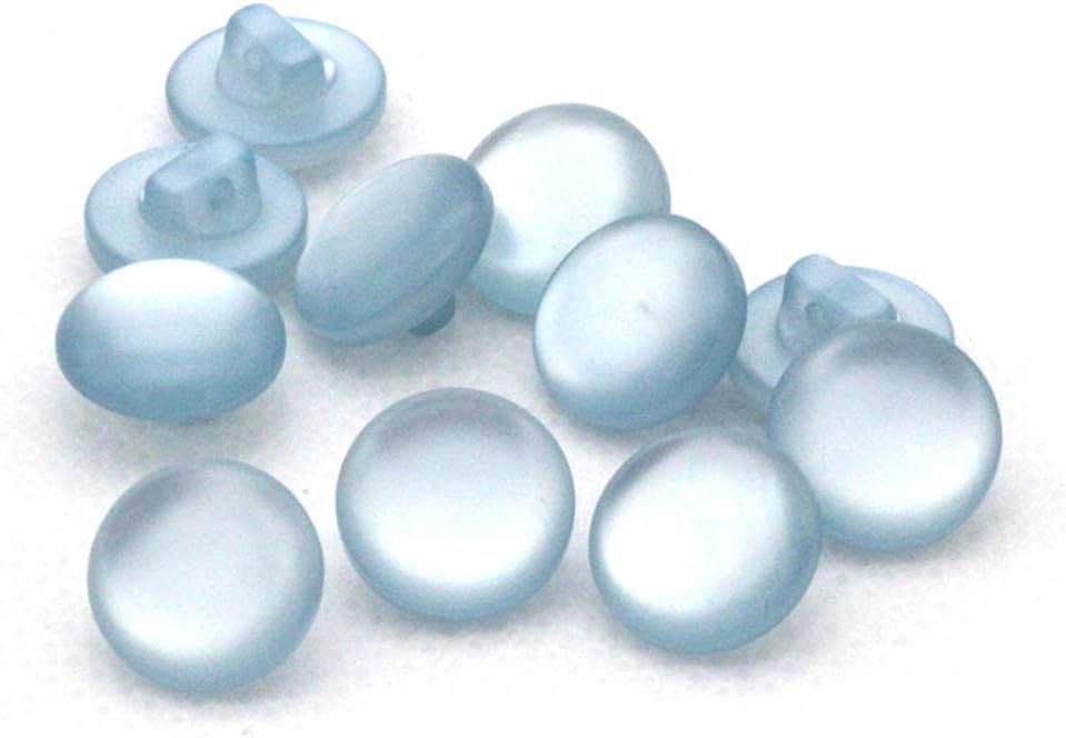 Amazon.com: 20Pcs Blue Resin Colored Shirt Pearl Buttons for Craft ...