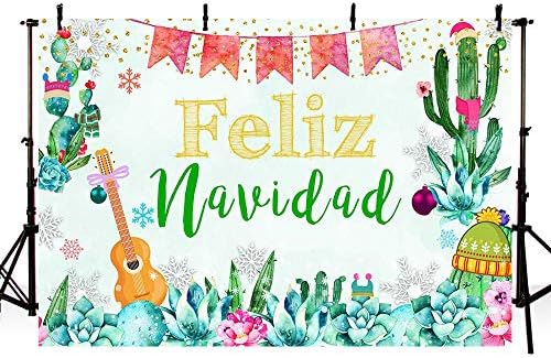 Amazon.com : MEHOFOTO 7x5ft Feliz Navidad Holiday Fiesta Backdrop Mexican Merry Christmas Party ...