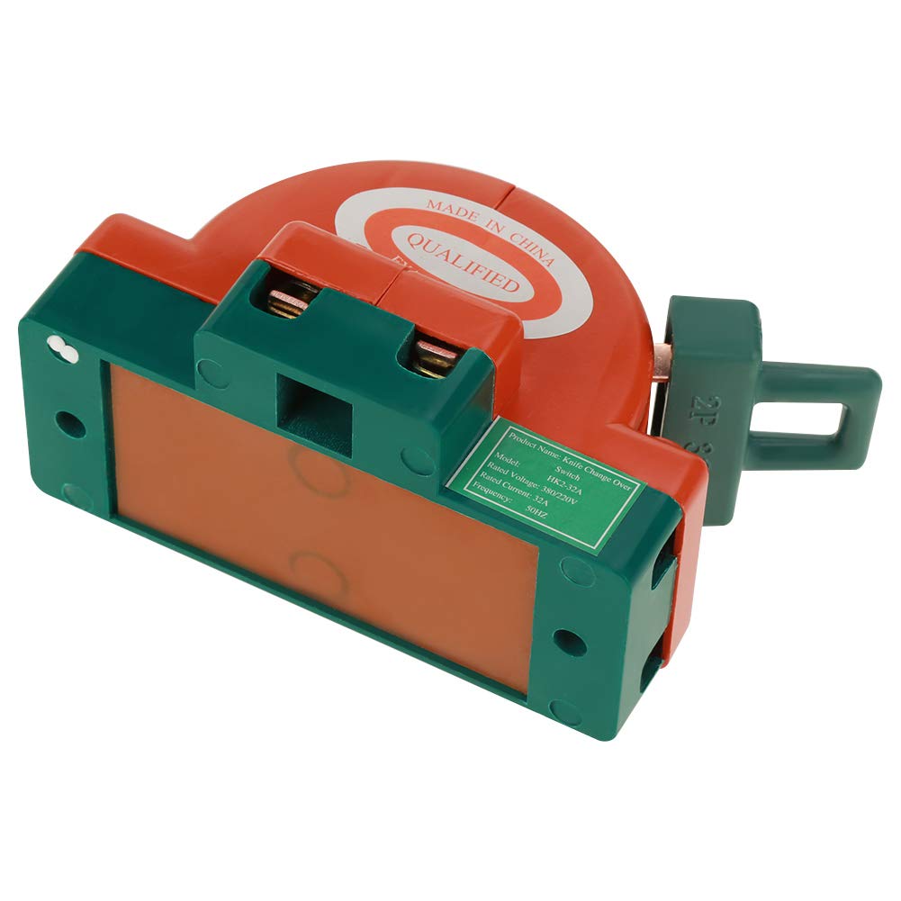 Buy Double Throw Switch, 2 Pole Safety Disconnect Switch 32A AC 220V ...