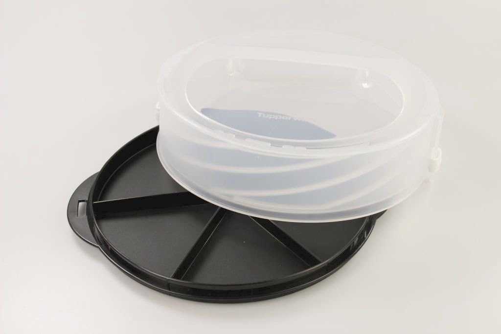 TUPPERWARE Tortentwist Black Cake Container Exclusive Twist 10158 ...