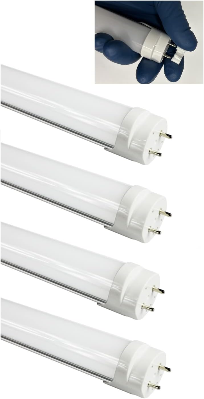 (4-PACK) Fulight Type B T8 LED Tube Light - 2FT 24-Inch 10-Watt (18W ...