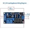 DC 12V Infinite Cycle Delay Timing Timer Relay ON Off Switch Loop ...