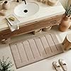 Amazon.com: LUMI Non-Slip Skin-Friendly Bathroom Rugs, Hotel Quality ...