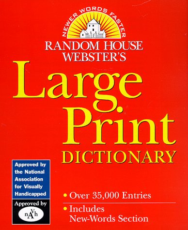 Random House Webster's Large Print Dictionary: Random House ...