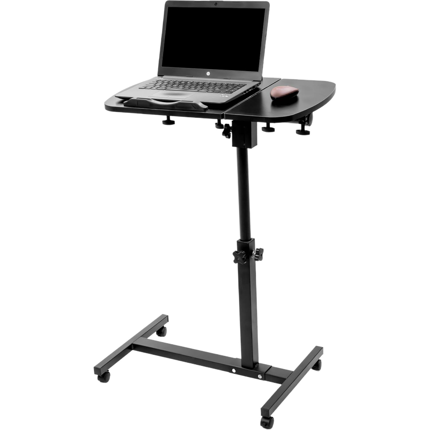RACK & PACK Mesa para Laptop Ajustable con Ruedas Seguro de Bloqueo ...