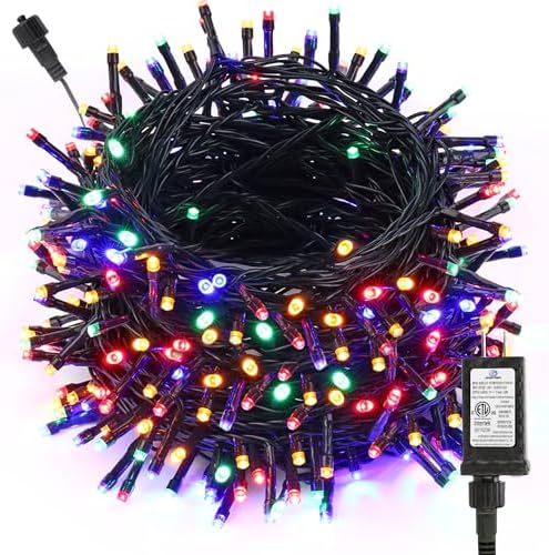 Dazzle Bright 300 LED Christmas String Lights, 100 FT Connectable ...