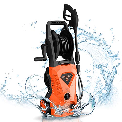 WHOLESUN 3000PSI Electric Pressure Washer 1.8GPM 1600W Power Washer ...