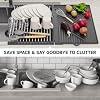 Amazon.com - NiHome Medium 2-in-1 Roll Up Dish & Utensil Drying Rack ...