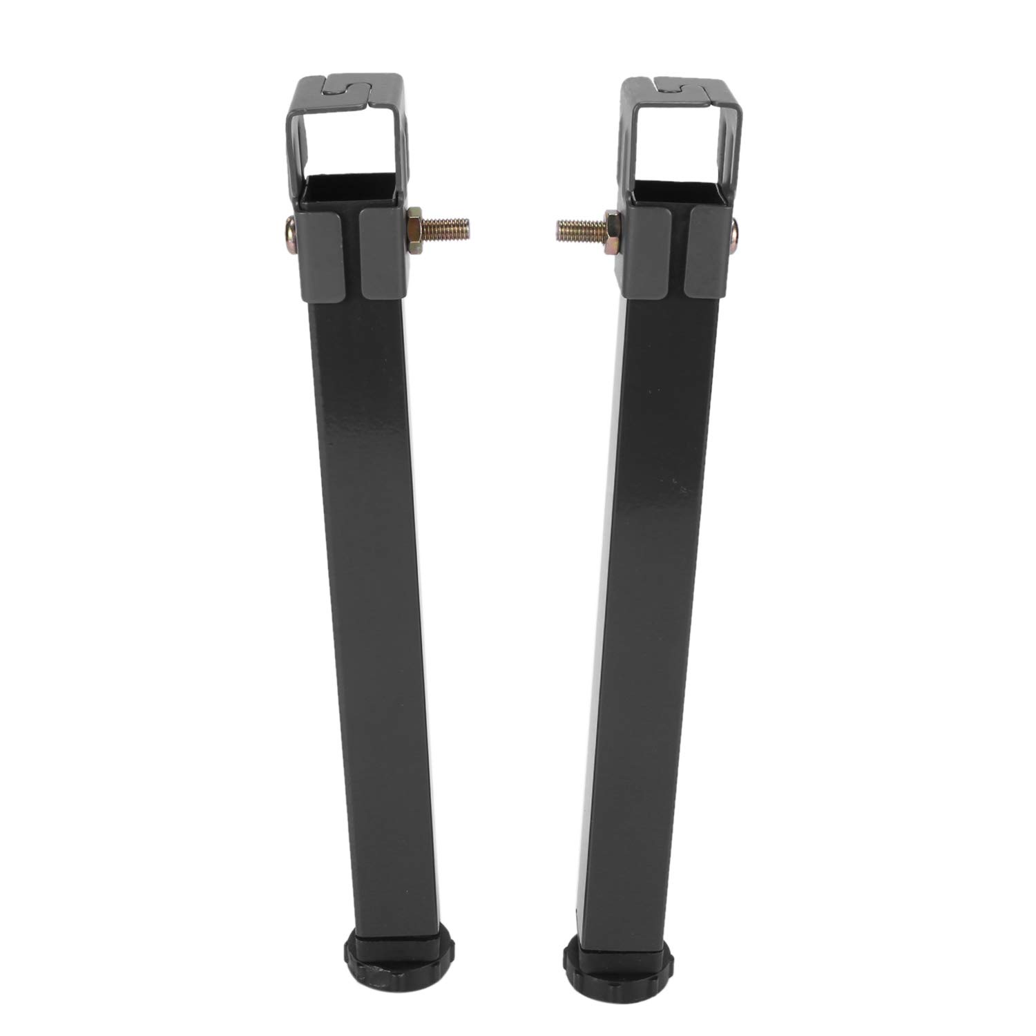 YRO 2 Pcs Adjustable Height Clamping Tube Leg Metal Square Bed Lifting ...
