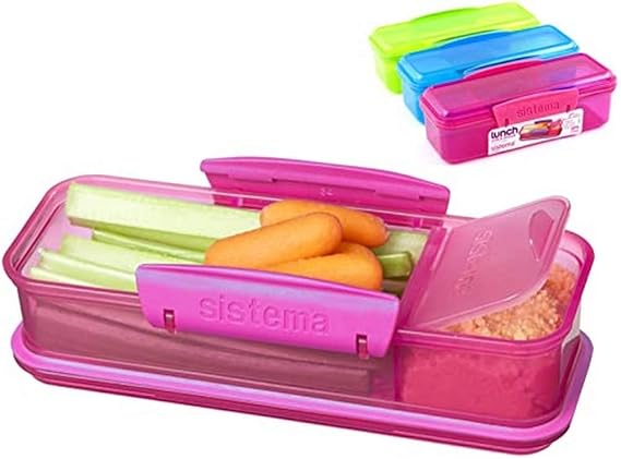 Sistema Snack Attack Food Storage, 188 mm x 78 mm x 60 mm Size, Pink ...