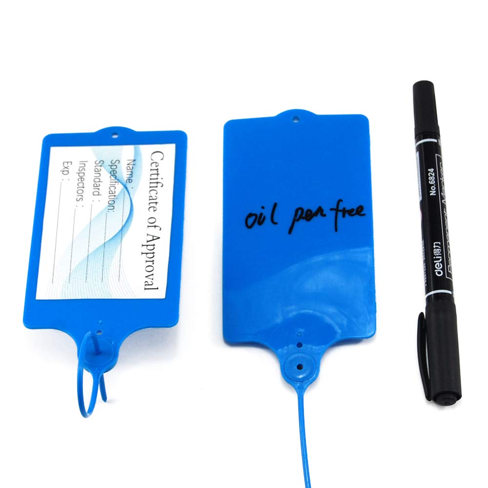 Amazon.com : Plastic Tags, Waterproof Shipping Tag, Writable Blank ...