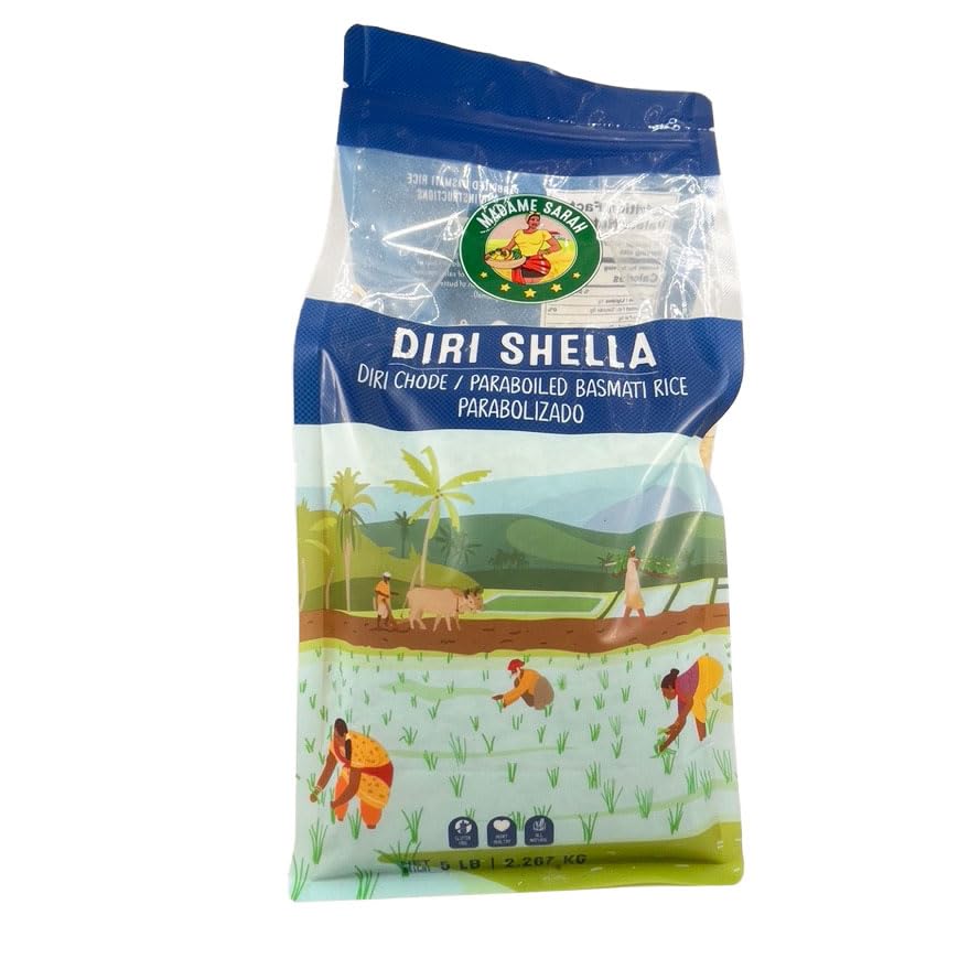 Amazon.com : Madame Sarah Diri Shella Parboiled Basmati Rice ...