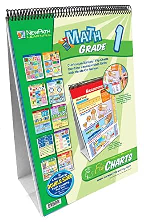 NewPath Learning Math Curriculum Mastery Flip Chart Set, Grade 1 ...