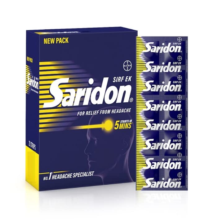 Saridon - Strip of 10 Tablets : Amazon.in: Health & Personal Care