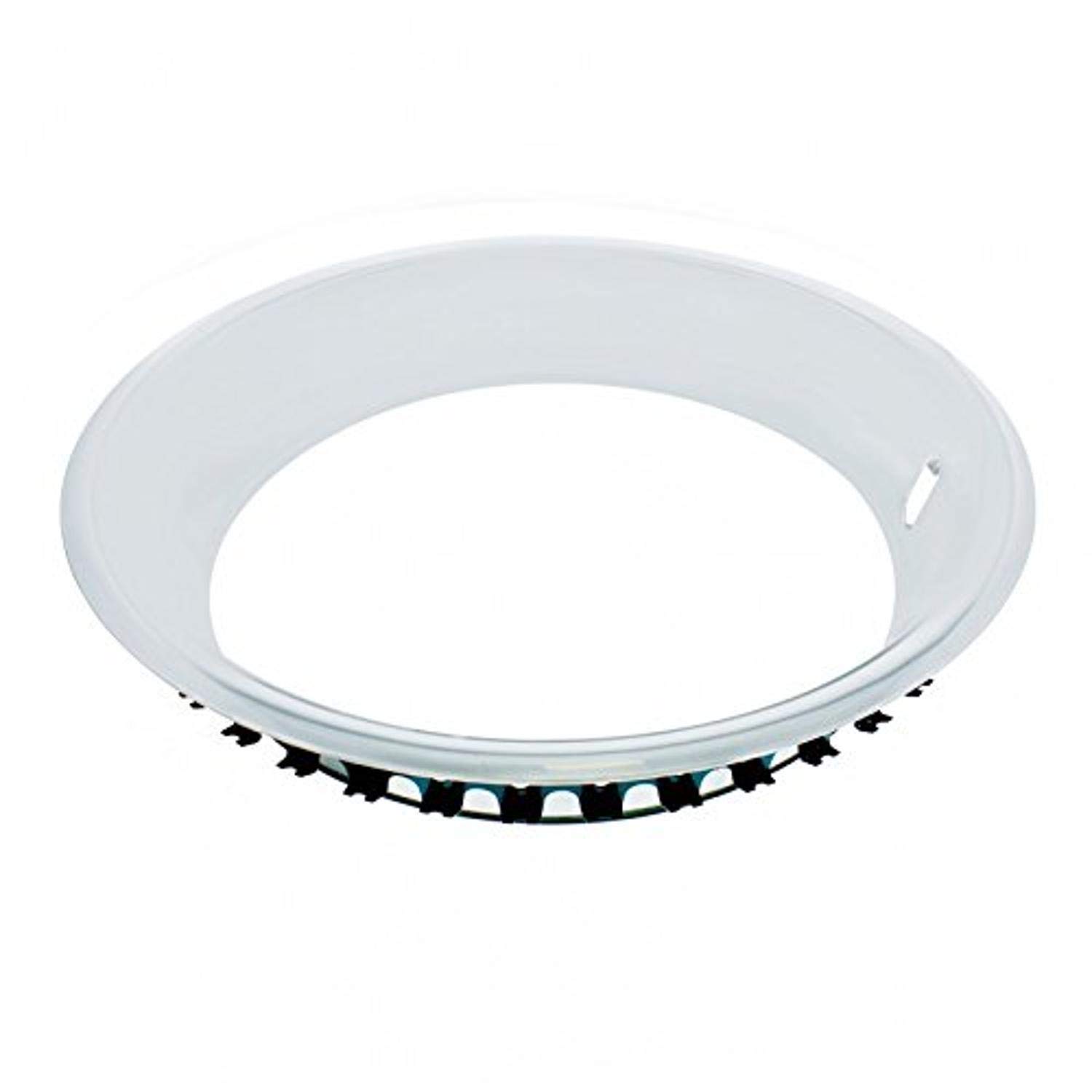 Amazon.com: United Pacific 15-inch Polished Stainless Steel Wide Style ...