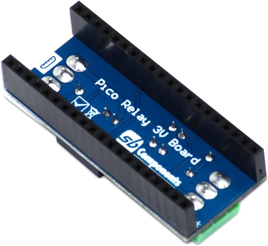 Buy Sb Components Raspberry Pi Pico Board With Pico 3v Relay Hat Raspberry Pi Pico Relay Board