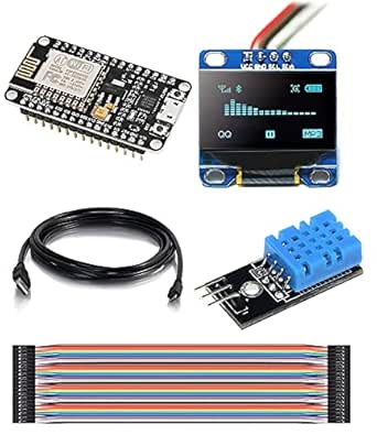 Scriptronics® ESP8266 Starter Kit ESP8266 Weather Station Kit for IoT Arduino IDE with ESP8266 ...