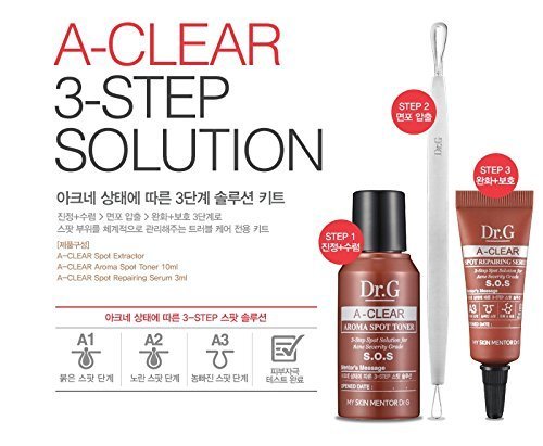 Amazon.com : Dr.G Gowoonsesang A-CLEAR 3-STEP SOLUTION : Beauty ...
