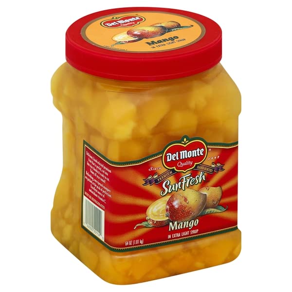 Amazon.com : Del Monte, Mango In Extra Light Syrup, 64 Ounce : Grocery ...