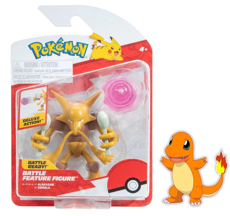 Amazon.com: Pokemon Battle Feature Figure 4 inch Ready Plus Bonus ...