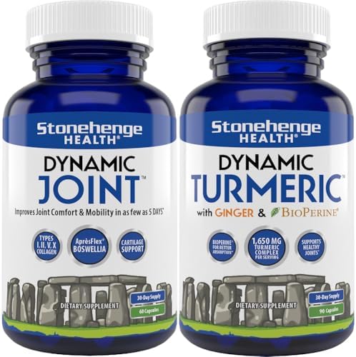 Amazon.com: Stonehenge Health Dynamic Joint + Dynamic Turmeric Bundle ...