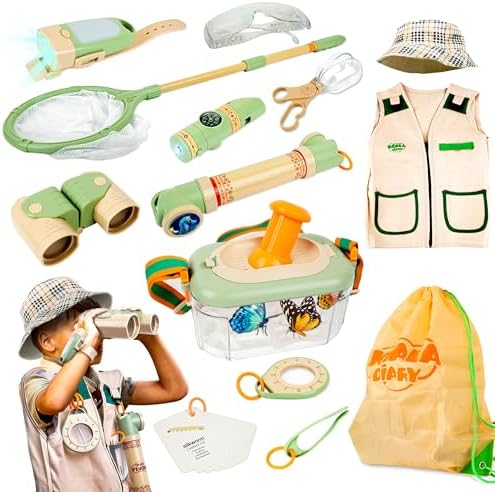 Amazon.com: SMILESSKIDDO Kids Explorer Kit, 27 Pcs Outdoor Explorer Kit ...