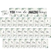 Alphabet Wall Bulletin Board Letters - ABC Alphabet With , Eucalyptus ...
