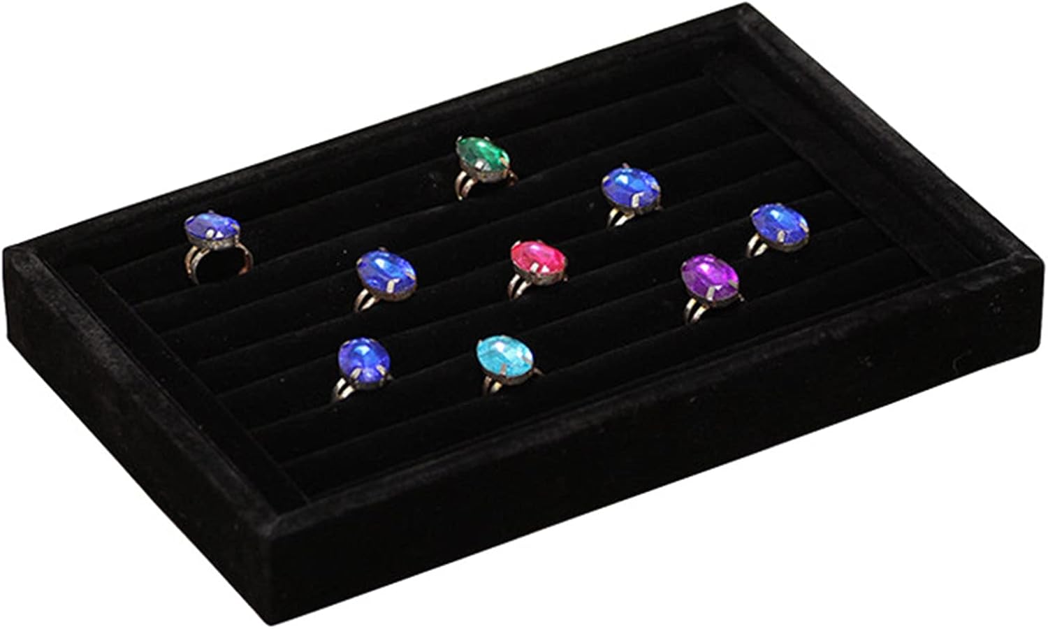 Amazon.com: Stratalife Jewelry Organizer, 7 Slots Ring Organizer ...